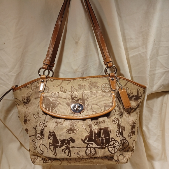 Coach | Bags | Coach Horse And Carriage Shoulder Bag | Poshmark